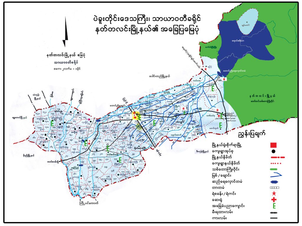 နတ်တလင်းမြို့နယ်၏ ဒေသဆိုင်ရာအချက်အလက်များ ပဲခူးတိုင်းဒေသကြီး အစိုးရအဖွဲ့